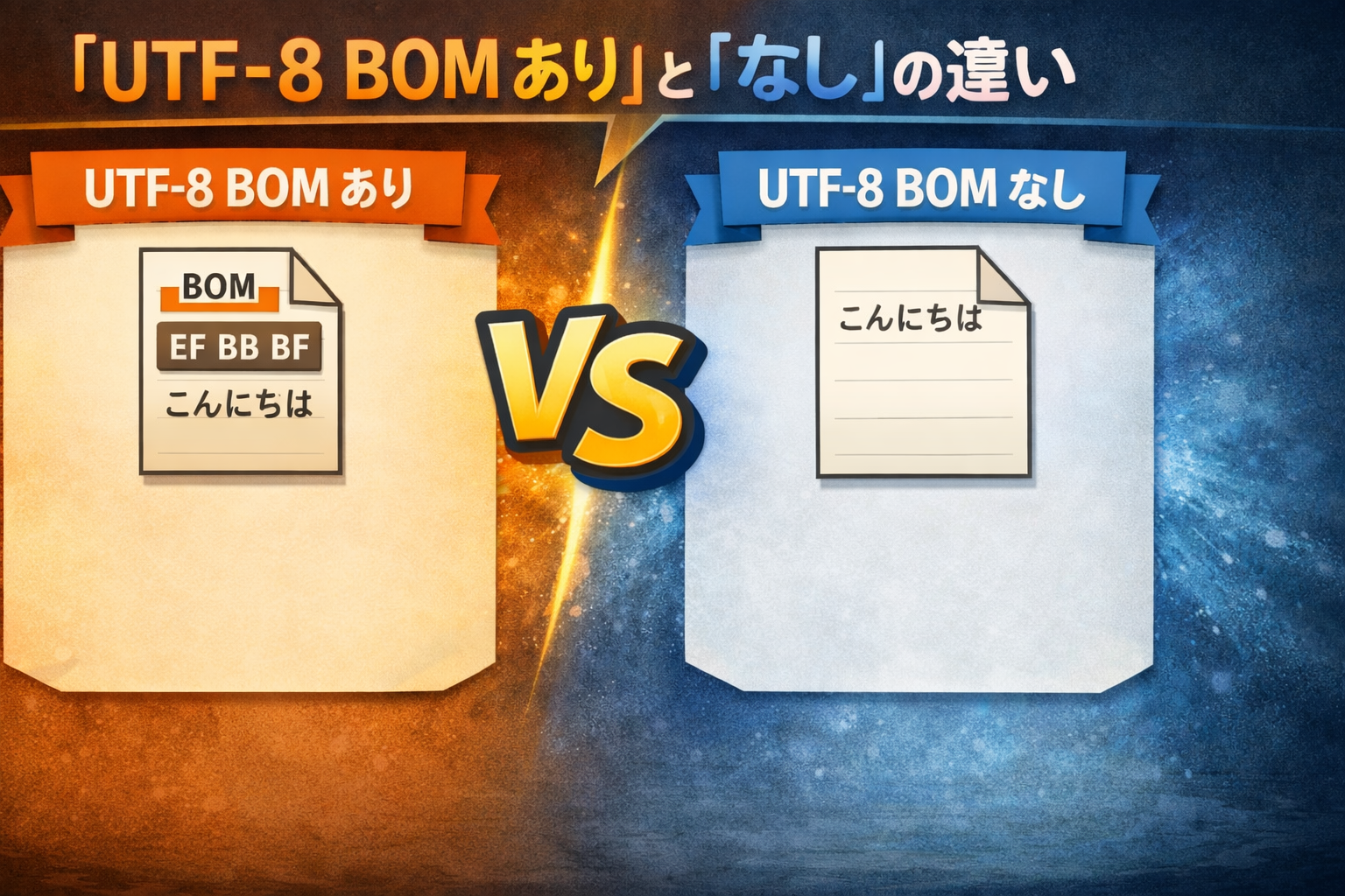 【徹底解説】UTF-8 BOMあり・なしの違いと選び方｜ITナレッジライフ